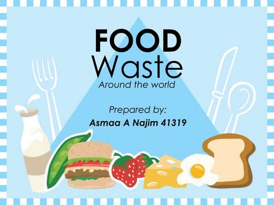 Food waste management | PPT