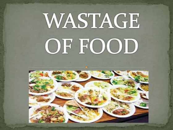 Food Waste Management | PPTX