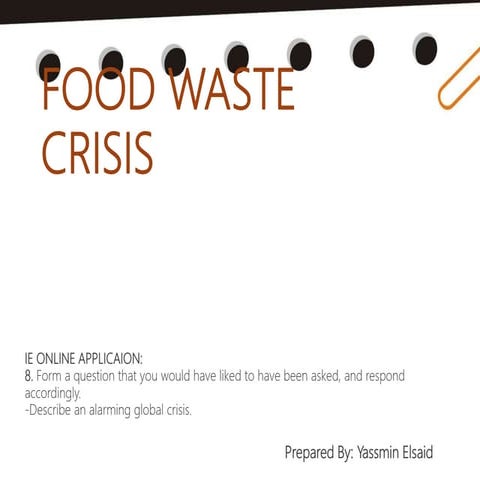 Food problems around the world