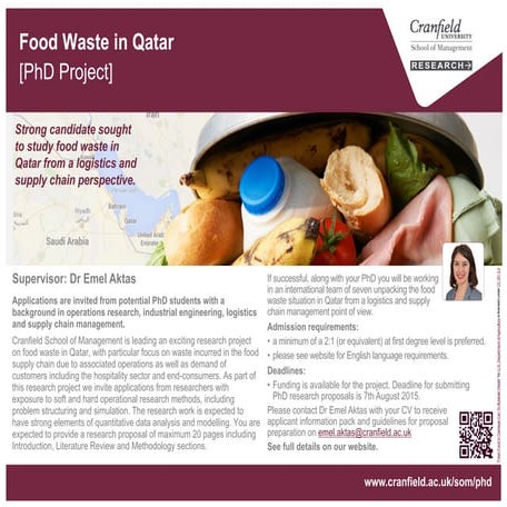 Food Waste in Qatar | PDF