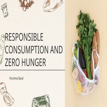 ZERO HUNGER SUSTAINABLE DEVELOPMENT GOALS | PPTX