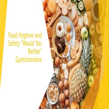 Food Would You Rather 10 questions on food choices | PPT