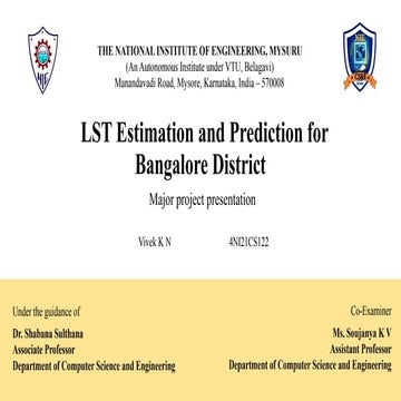 Machine Learning for LST Prediction .pptx