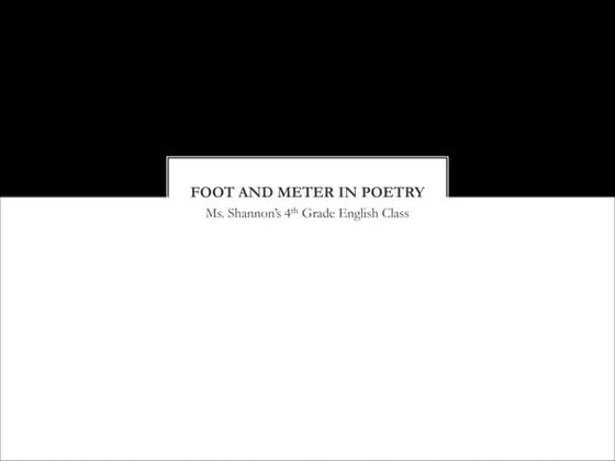 Poetry | PPT