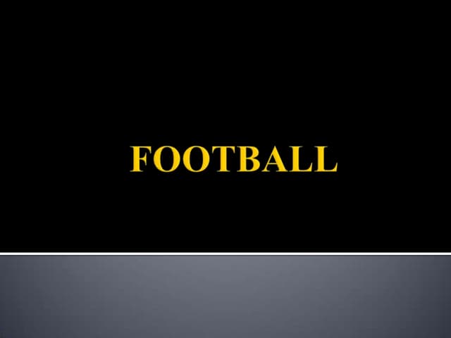 project on football for physical education | DOCX