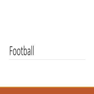 Football | PPT