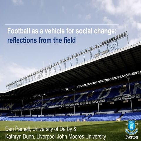 Football in the community dan parnell | PPT