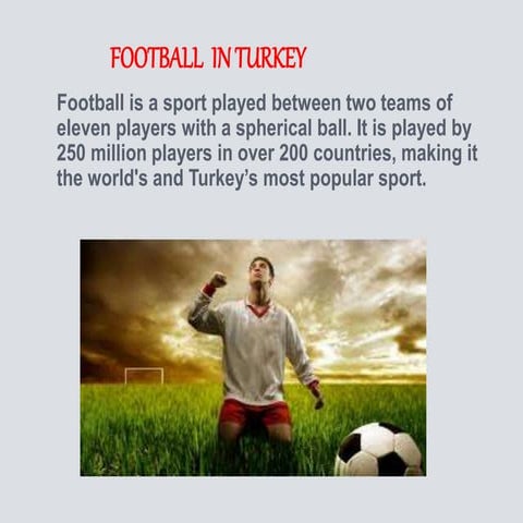 Football in Turkey | PPTX | Soccer | Sports