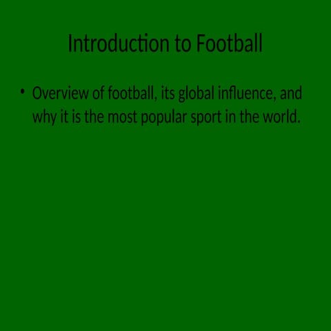 Football_Presentation for students class 12 | PPTX
