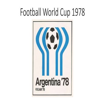 Football world cup 1978 Omar David Paños | PPT
