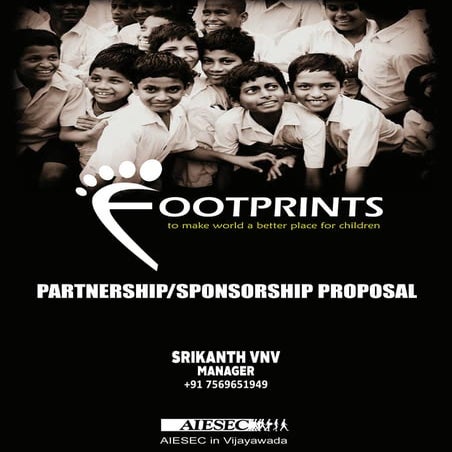Project Footprints | AIESEC Vijayawada | PDF