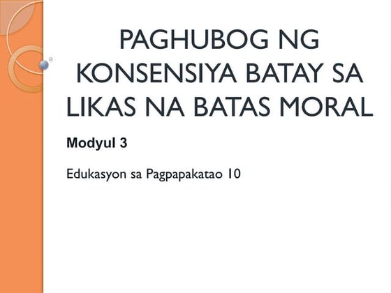 ESP 10 Mga Isyu Moral Tungkol sa Kawalan ng Paggalang | PPT