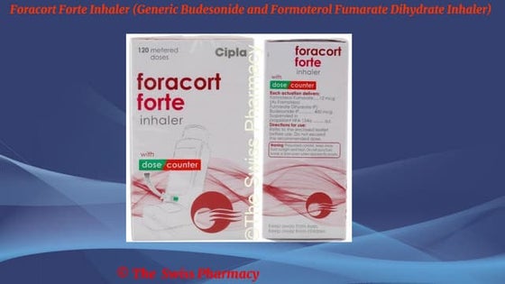 Foracort Inhaler (Generic Formoterol Fumarate and Budesonide Inhaler ...