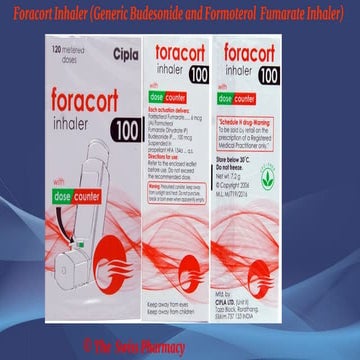 Foracort Inhaler (Generic Budesonide and Formoterol Fumarate Inhaler) | PDF