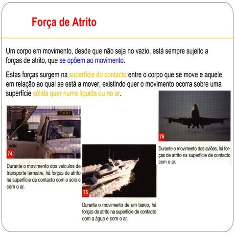 Força de atrito | PPT