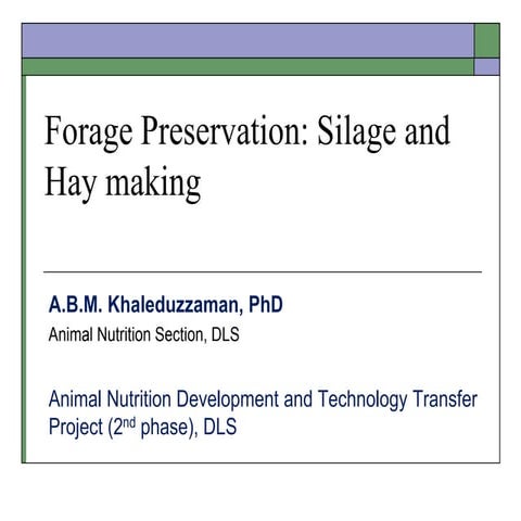 Forage Preservation.ppt