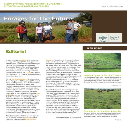 Forages for the Future Newsletter No 4 | PDF