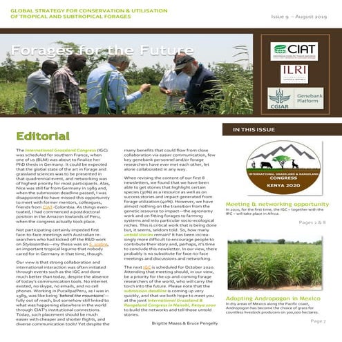 Forages for the Future Newsletter No 4 | PDF