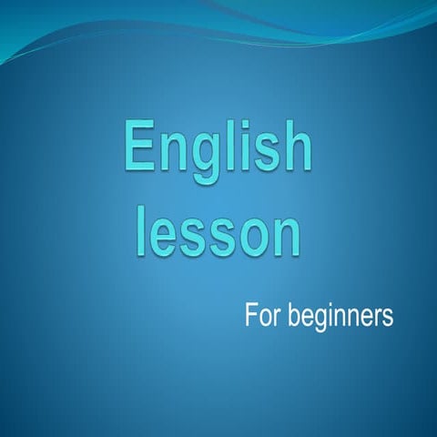 For beginners | PPT