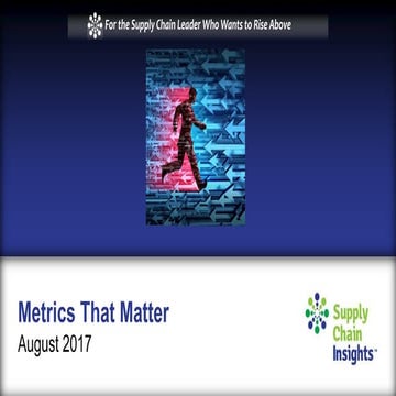 Metrics That Matter | PPT