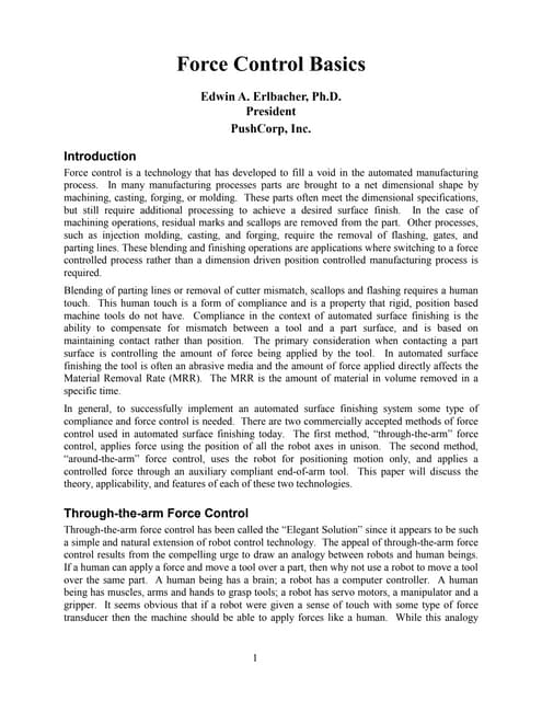 Getting Started with Collaborative Robots | PPT