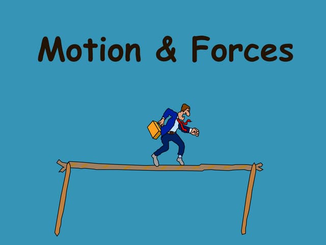 Force & Motion | PPT