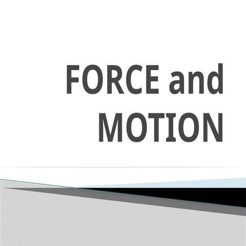 Unit 1: Forces.ppt Grade 7, Law of Motions | PPT