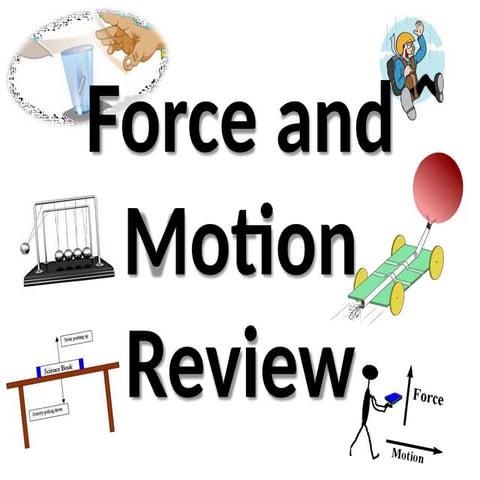 Force And Motion Review Ppt Pptx