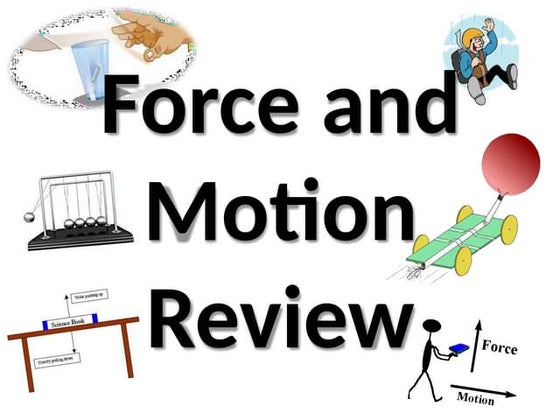 Force and Motion Review ppt | PPTX | Physics | Science