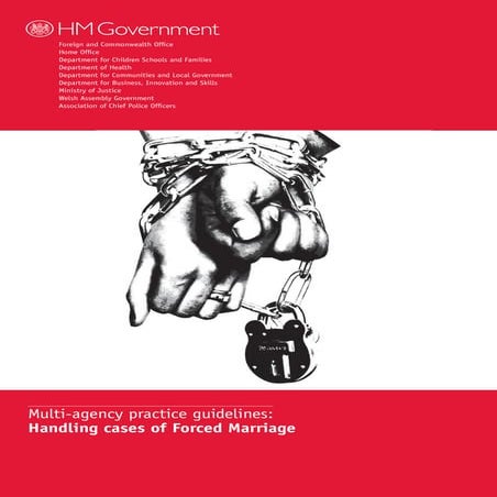 Forced Marriage Guidelines | PDF | Debated Sensitive Social Issues ...