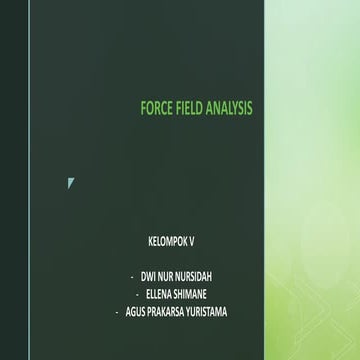 Force Field Analysis | PDF