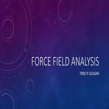 Force field analysis | PPTX
