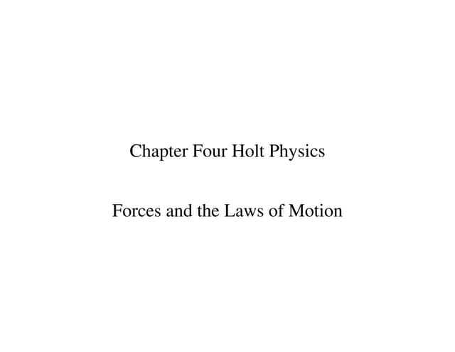 Newton's Three Laws of Motion | PPTX
