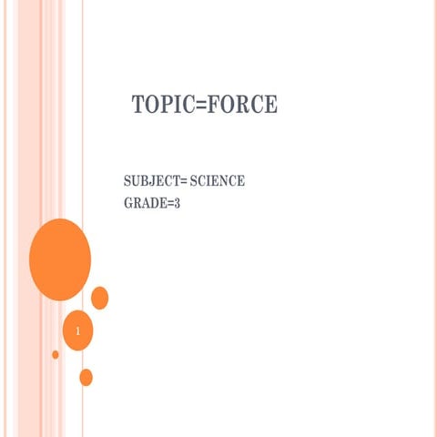 Force ppt | PPT