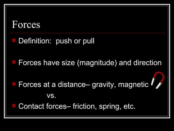 Types of forces | PPT