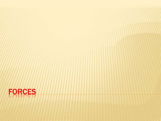 Force powerpoint | PPTX