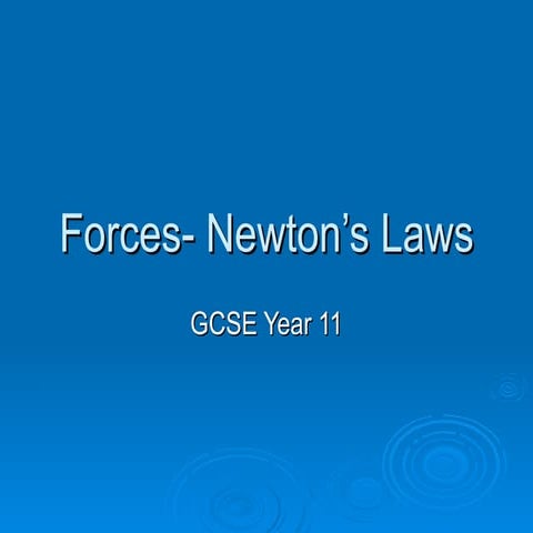 Forces Newton’s Laws | PPT
