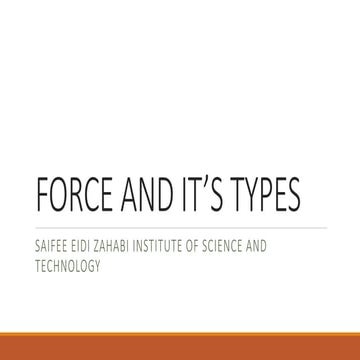 Forces and its types.pptx