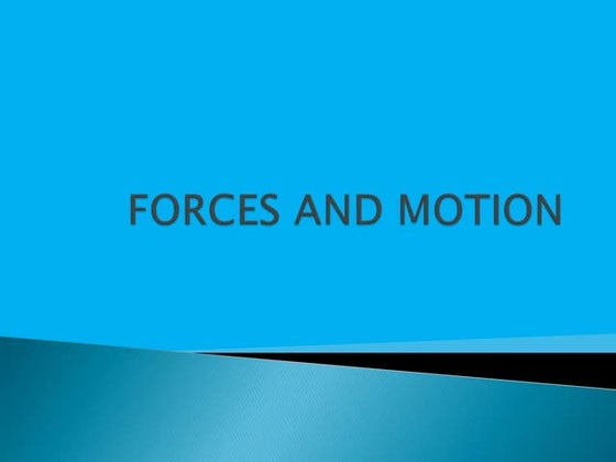 Force and Energy | PPT