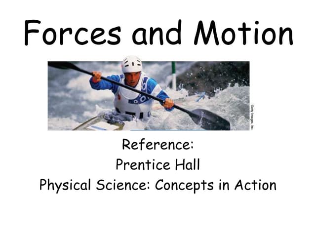 Forces and motion 2º ESO for students.pptx