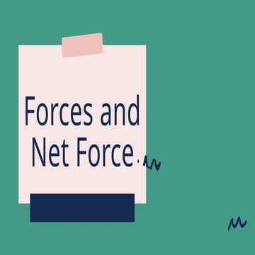 Forces and Motion Education Presentation in Green Dark Blue Neat ...