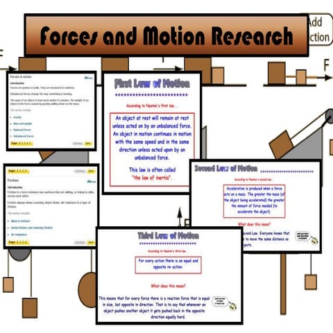 Forces and Motion Research | PPT