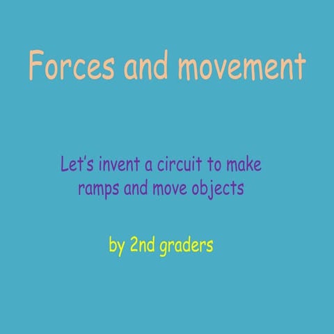 Forces and movement | PPTX