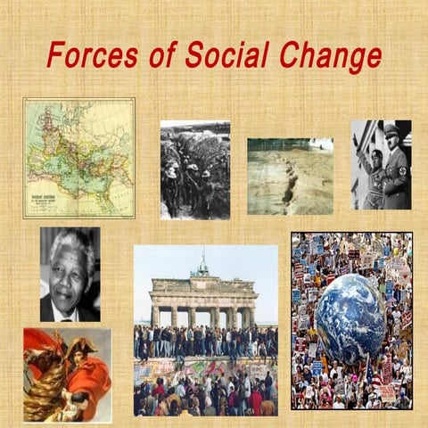 Forces of Social Changes | PPT