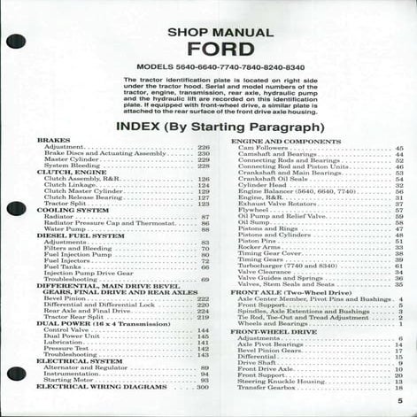 MASSEY FERGUSON MF390 TRACTOR Service Repair Manual | PDF