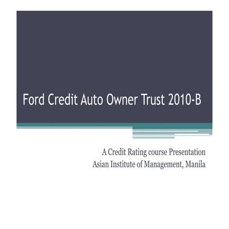 Ford corporate bond rating | PDF | Home Financing | Personal Debt