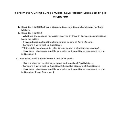 Ford motors | DOCX