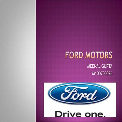 Ford | PPTX