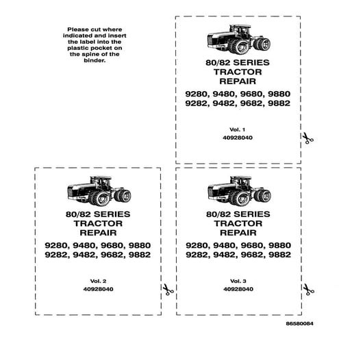 Ford new holland 9682 tractor service repair manual | PDF