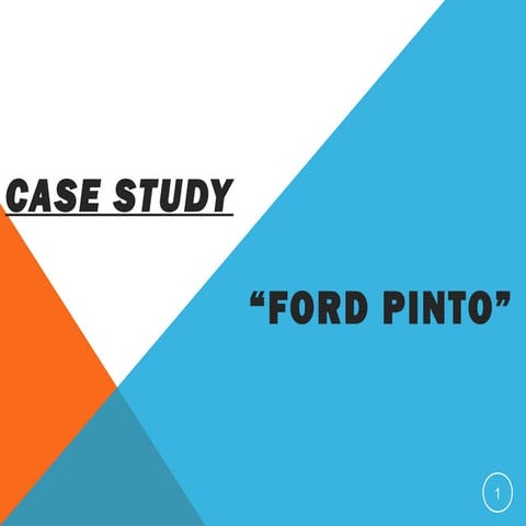 Ford pinto full details and analysis report with references | PPT